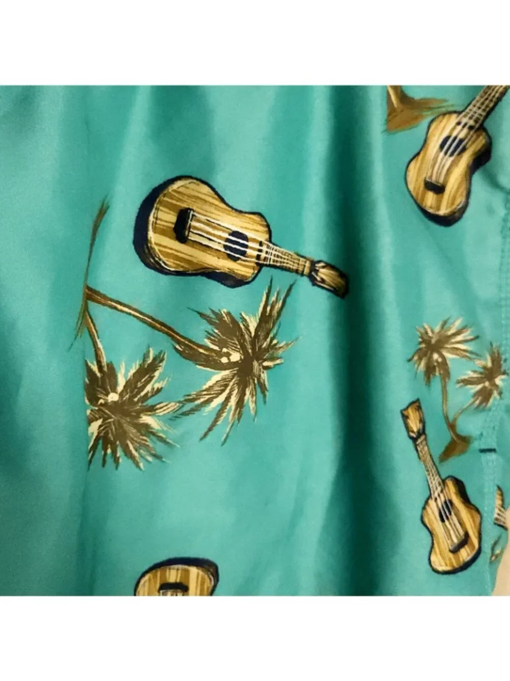 Goodfellow & Co | Swim | Goodfellow Mens Green Tropical Ukulele Print ...